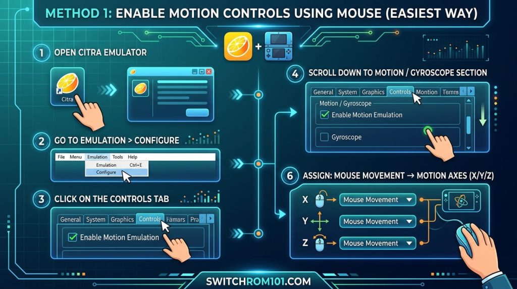 🧠🔧How to Emulate Motion Controls on Citra (Complete Setup Guide 2026)