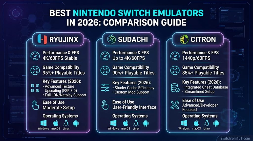⚔️Best Nintendo Switch Emulators in 2026: Ryujinx, Sudachi, and Citron ...